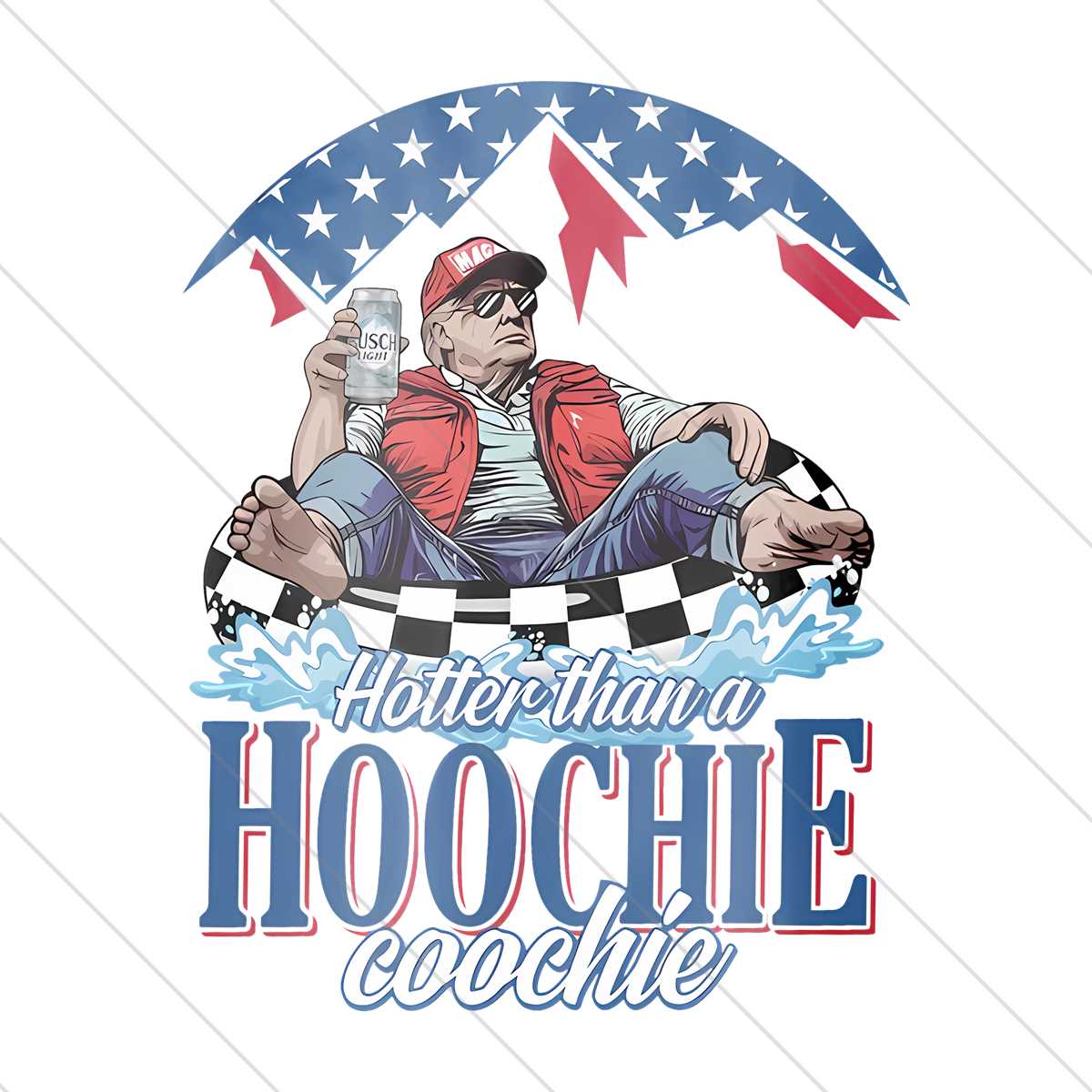 Hotter Than A Hoochie Coochie Trump Busch Light PNG File Dig - Inspire ...