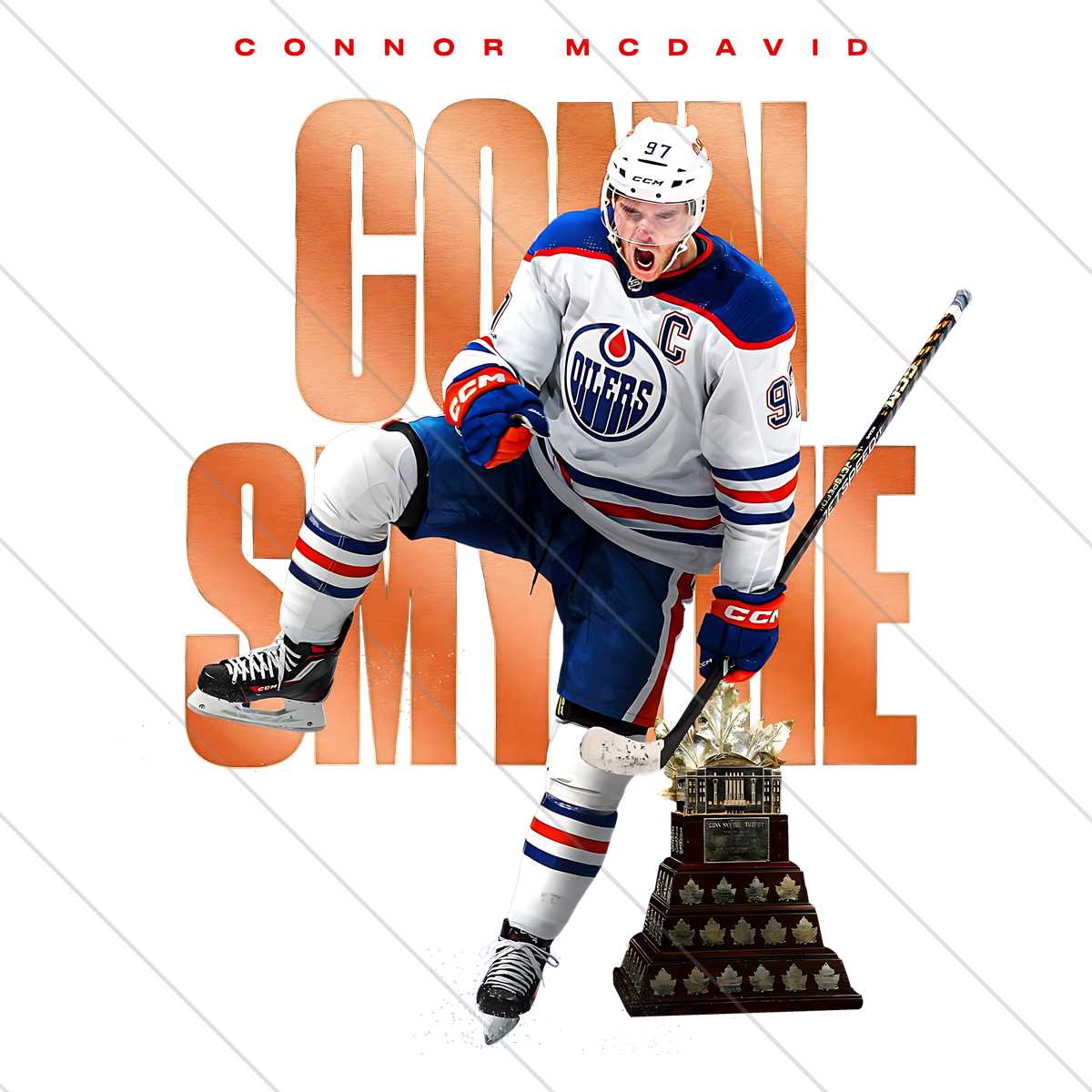 Connor McDavid 2024 Conn Smythe Trophy Winner PNG File Digit | Inspire ...