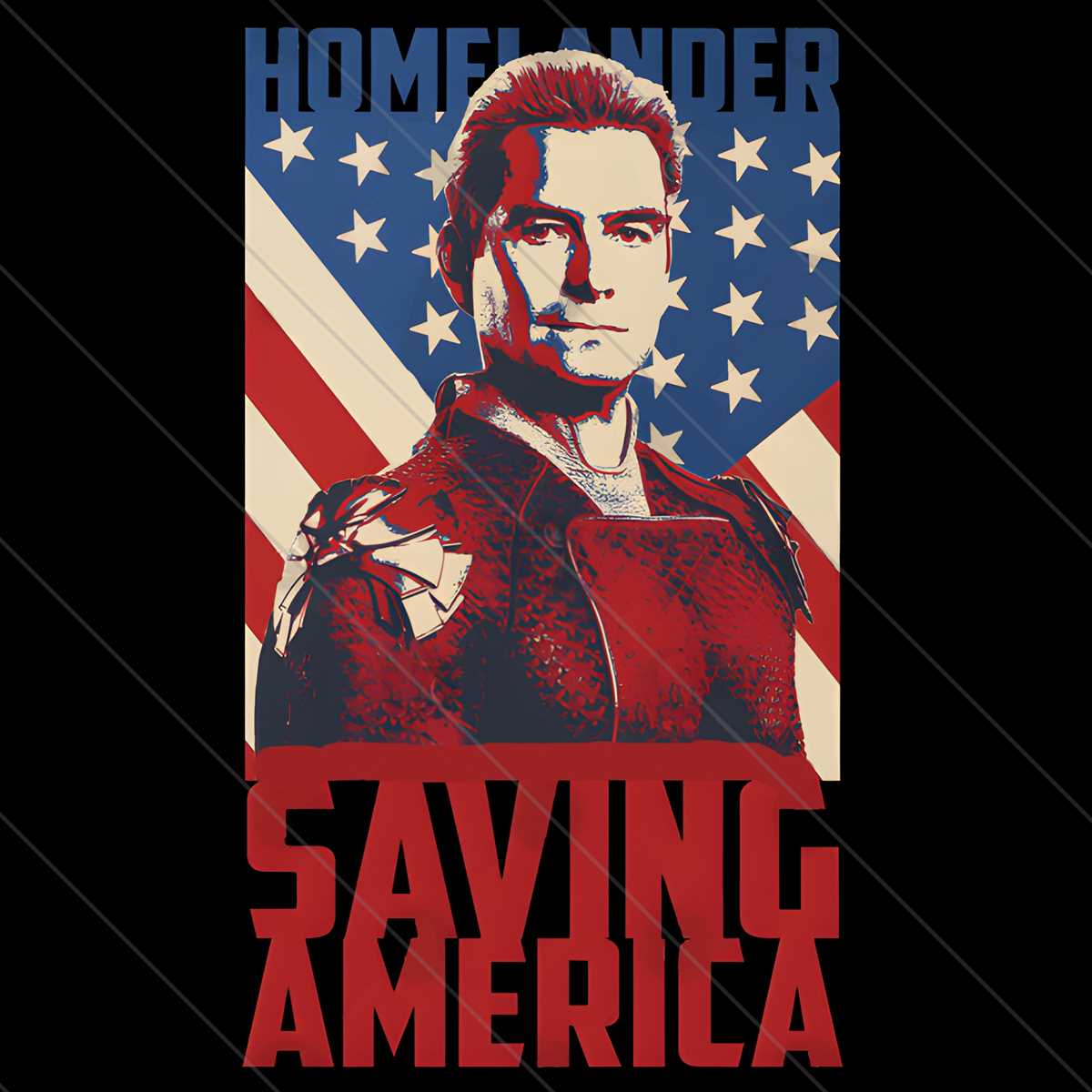 The Boys Homelander Saving America PNG File Digital | Inspire Uplift