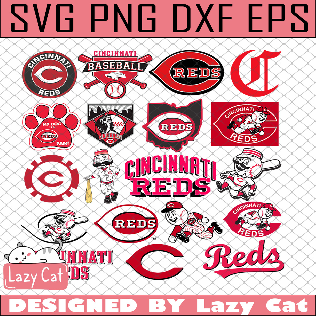 Cincinnati Reds bundle, Cincinnati Reds Logo svg, Cincinnati | Inspire ...