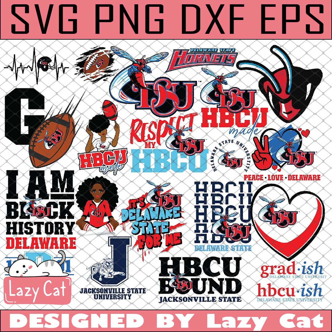 Delaware State Svg, Hbcu svg, Hbcu Teams svg, Hbcu Football - Inspire ...