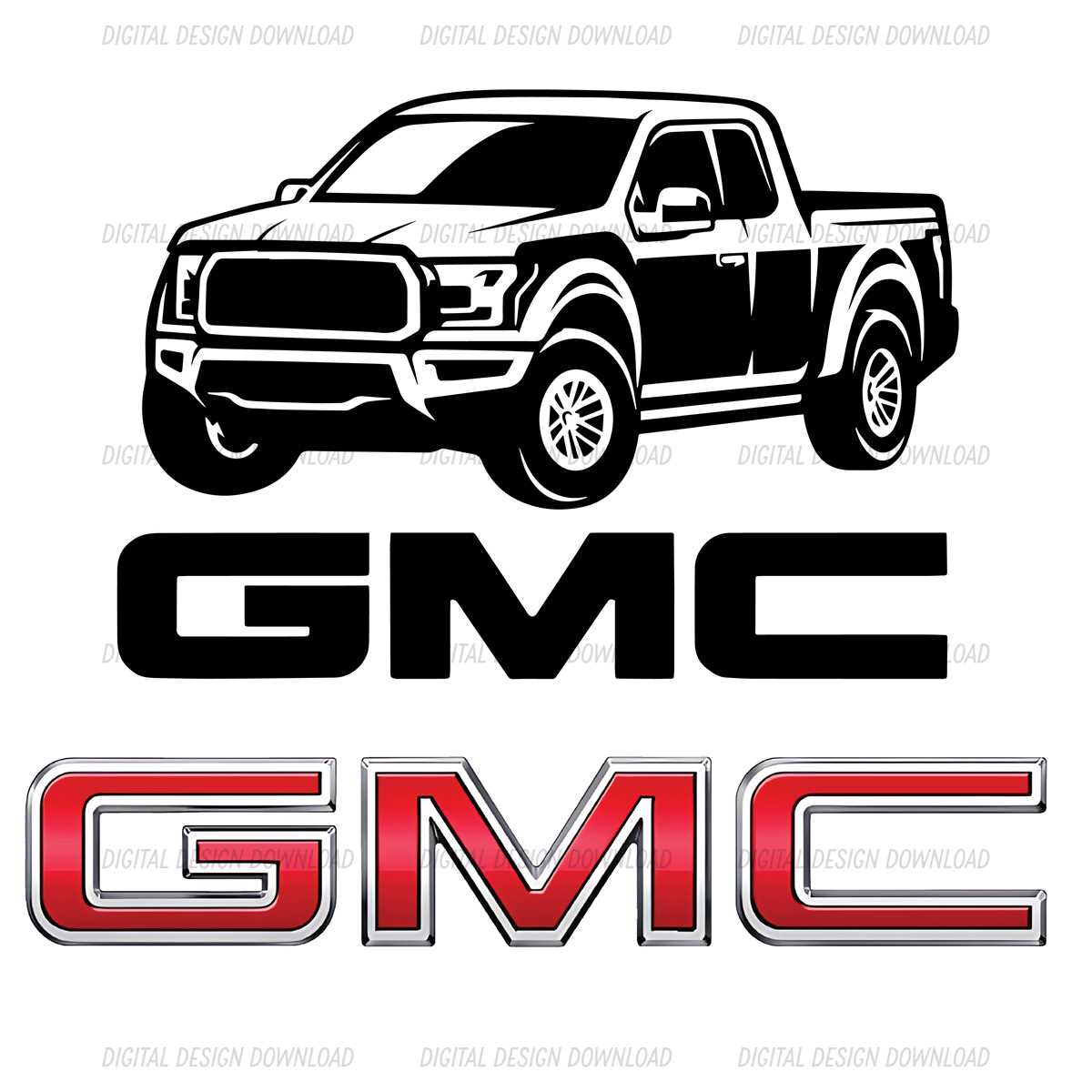 GMC SVG CRICUT | Print | High Quality | Digital File | Downl | Inspire ...