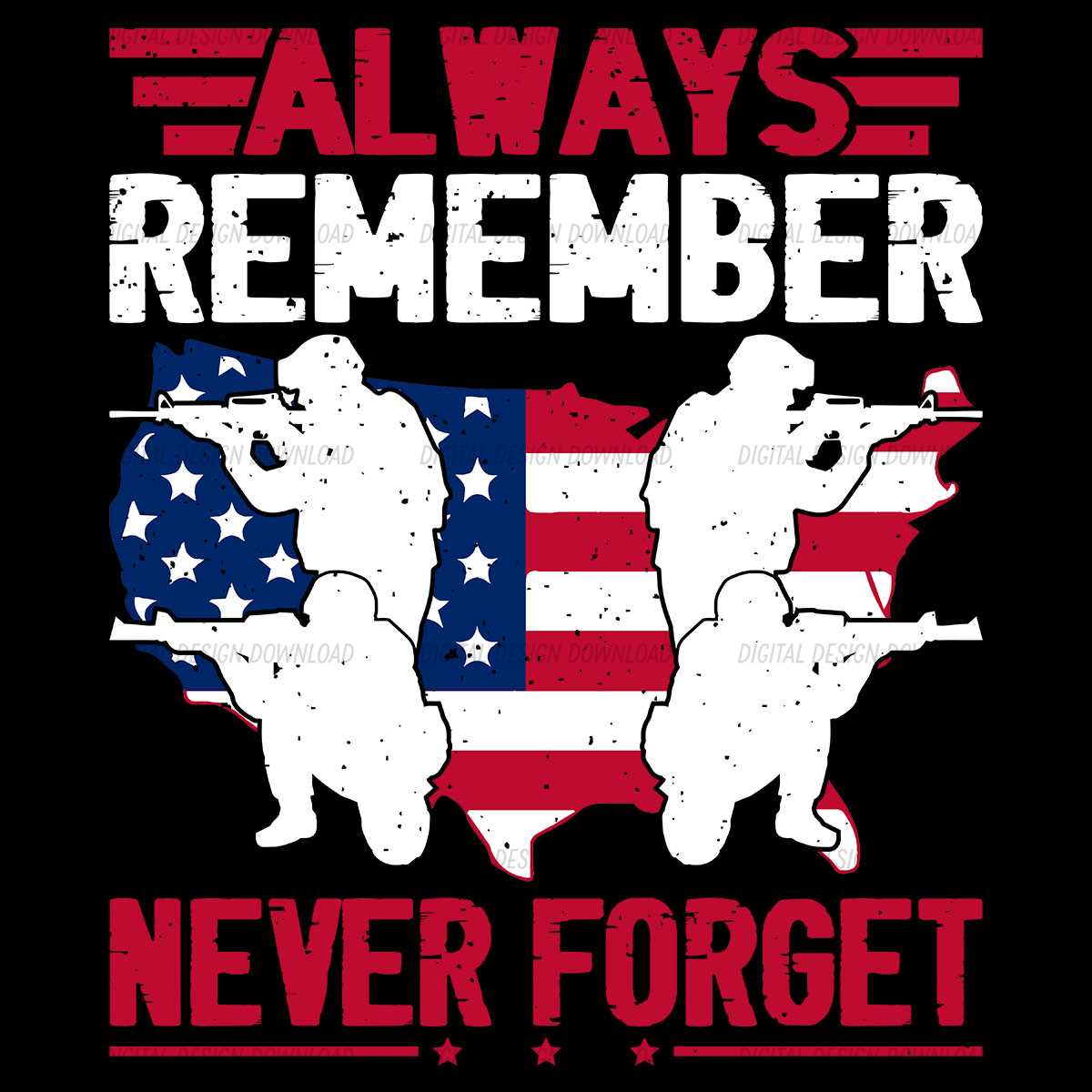 Always Remember Never Forget SVG | Inspire Uplift