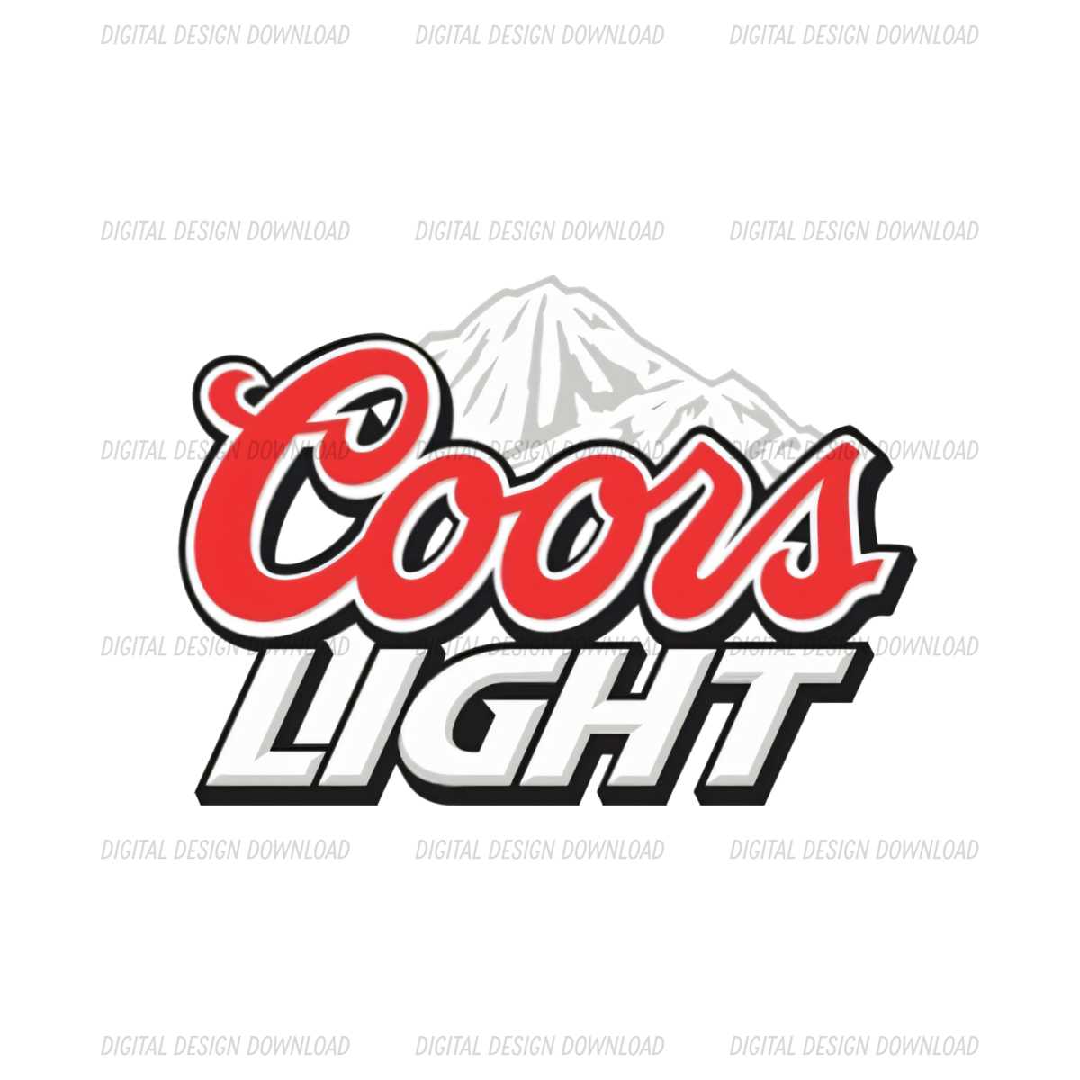 Coors Light Mountain Logo Vector Coors Light Logo Coors Ligh | Inspire ...