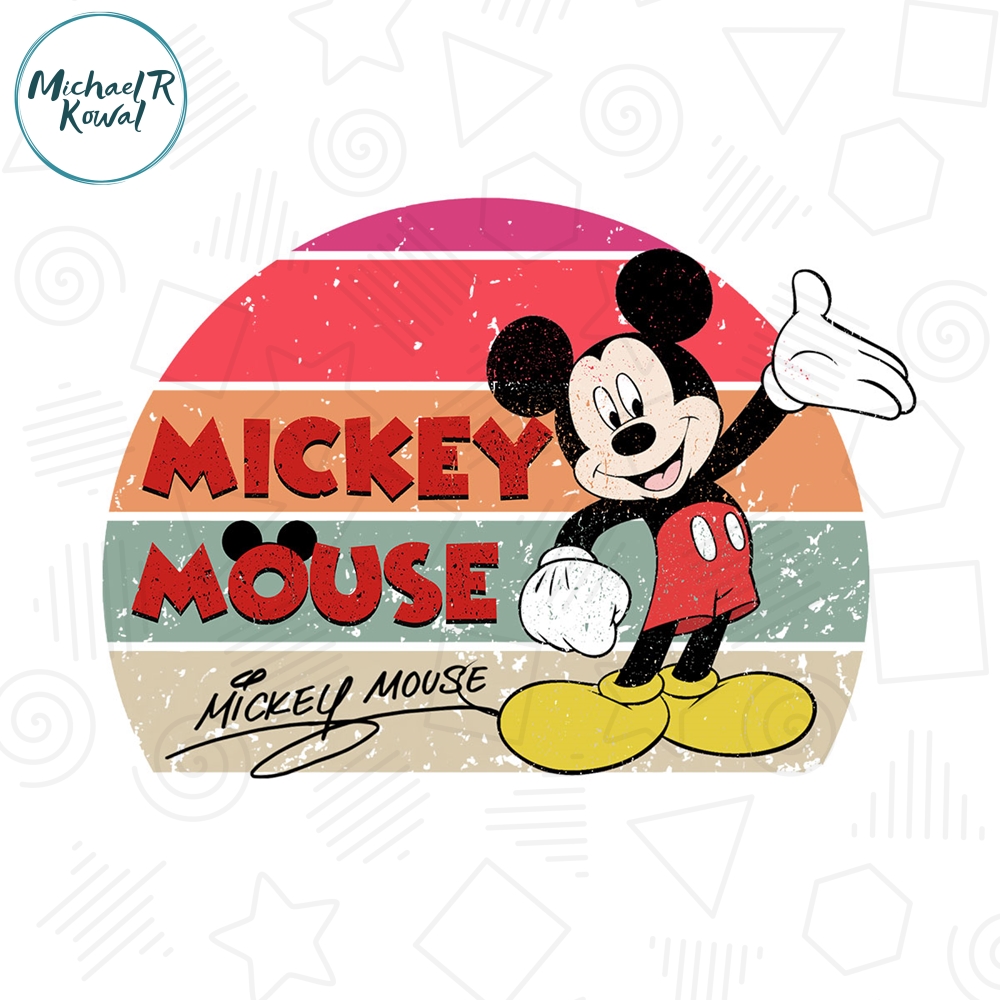 Disney Mickey Mouse Classic Signature PNG | Inspire Uplift