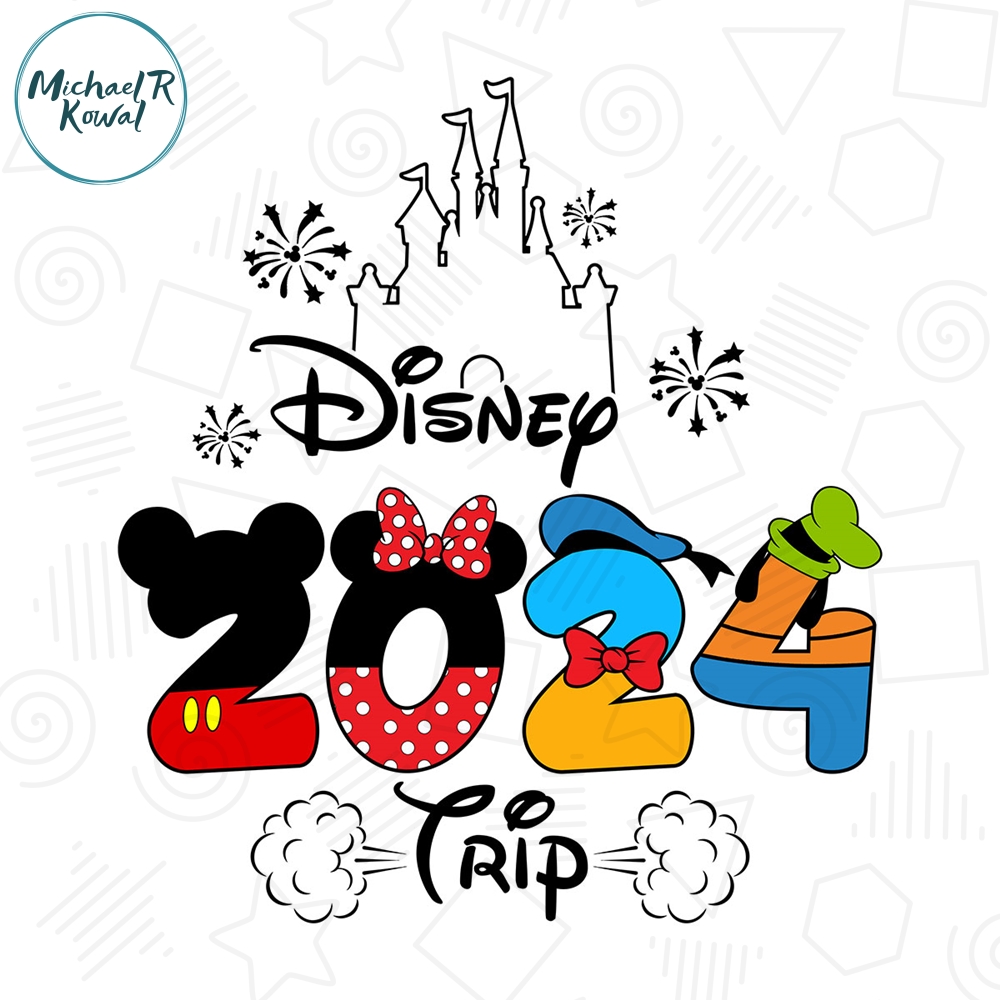 Disney Kingdom Magic Trip 2024 PNG | Inspire Uplift