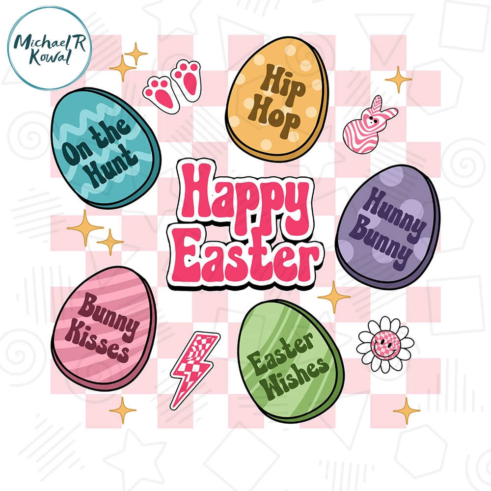 Happy Easter Digital PNG File | Inspire Uplift