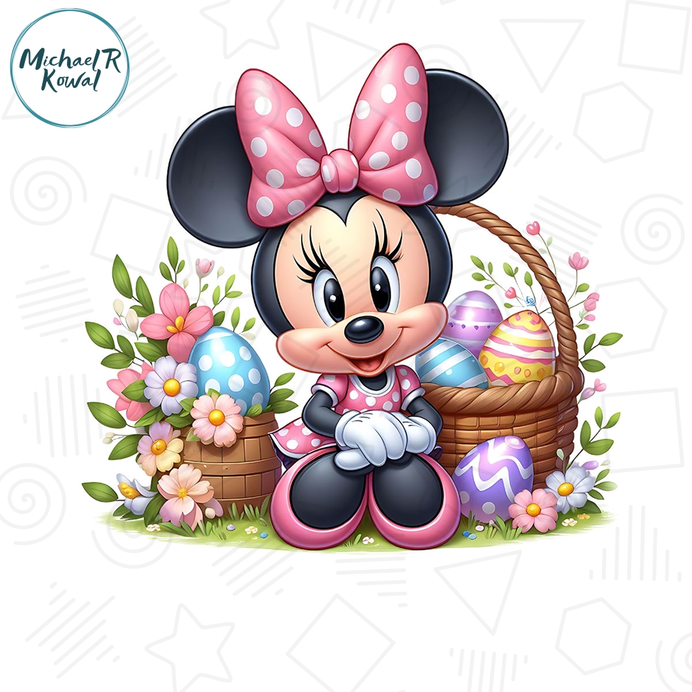 Minnie Easter Digital PNG File | Inspire Uplift