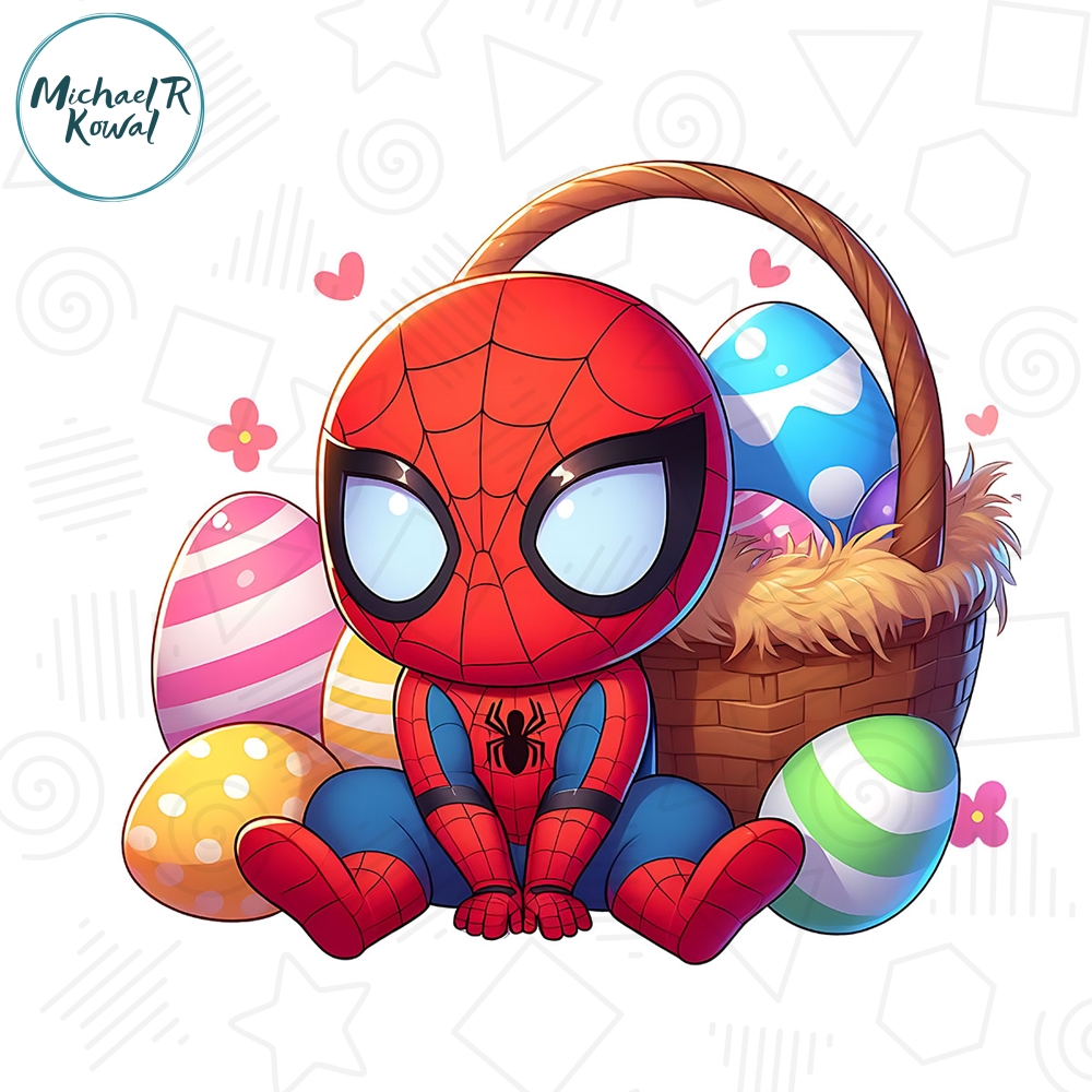 Easter Spiderman Digital Download File | Inspire Uplift