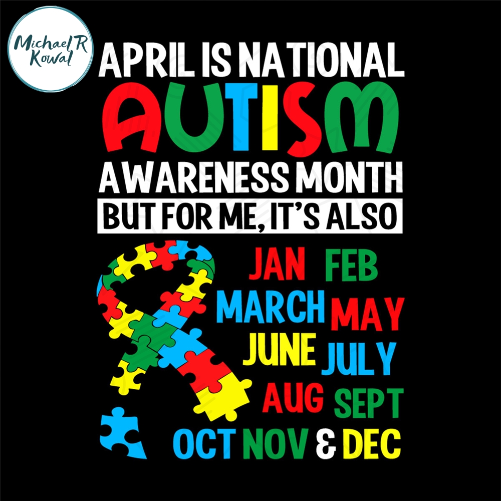 Colorful National Autism Awareness Month Puzzle PNG | Inspire Uplift