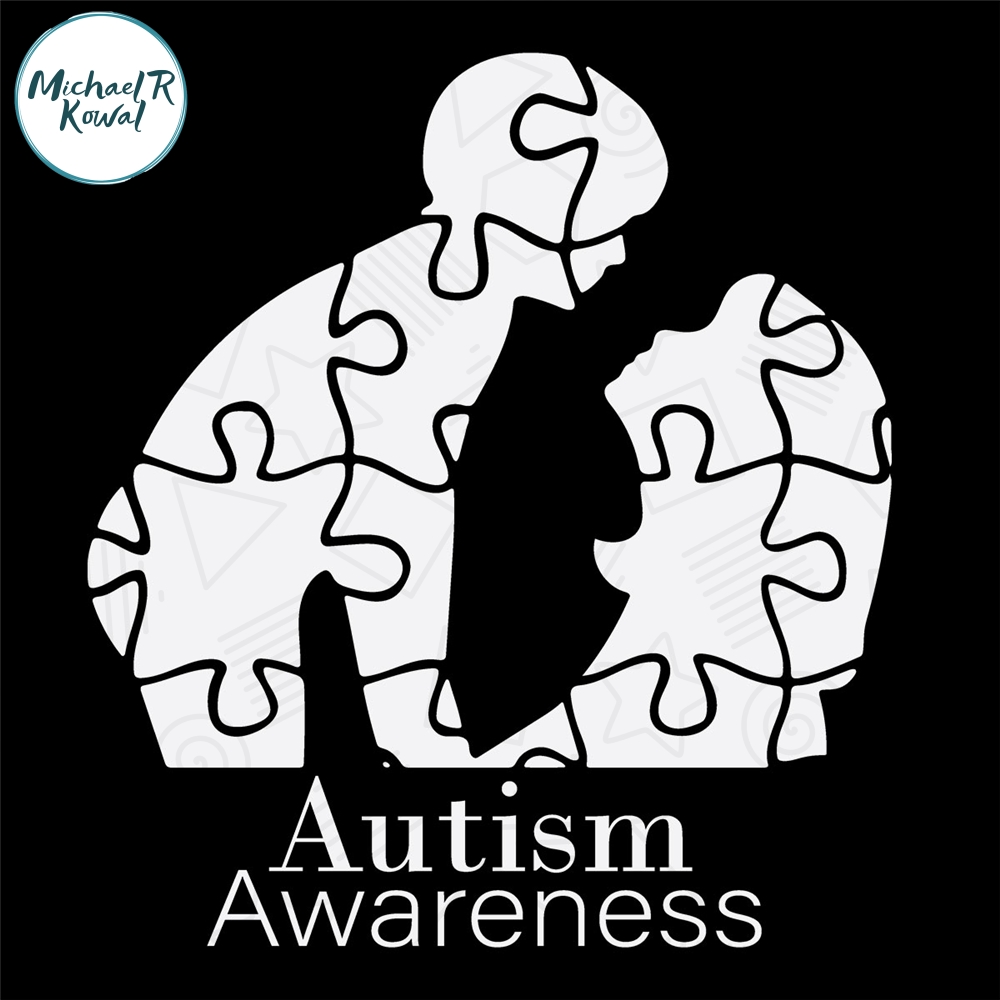 Autism Awareness Mommy And Son Puzzle PNG | Inspire Uplift
