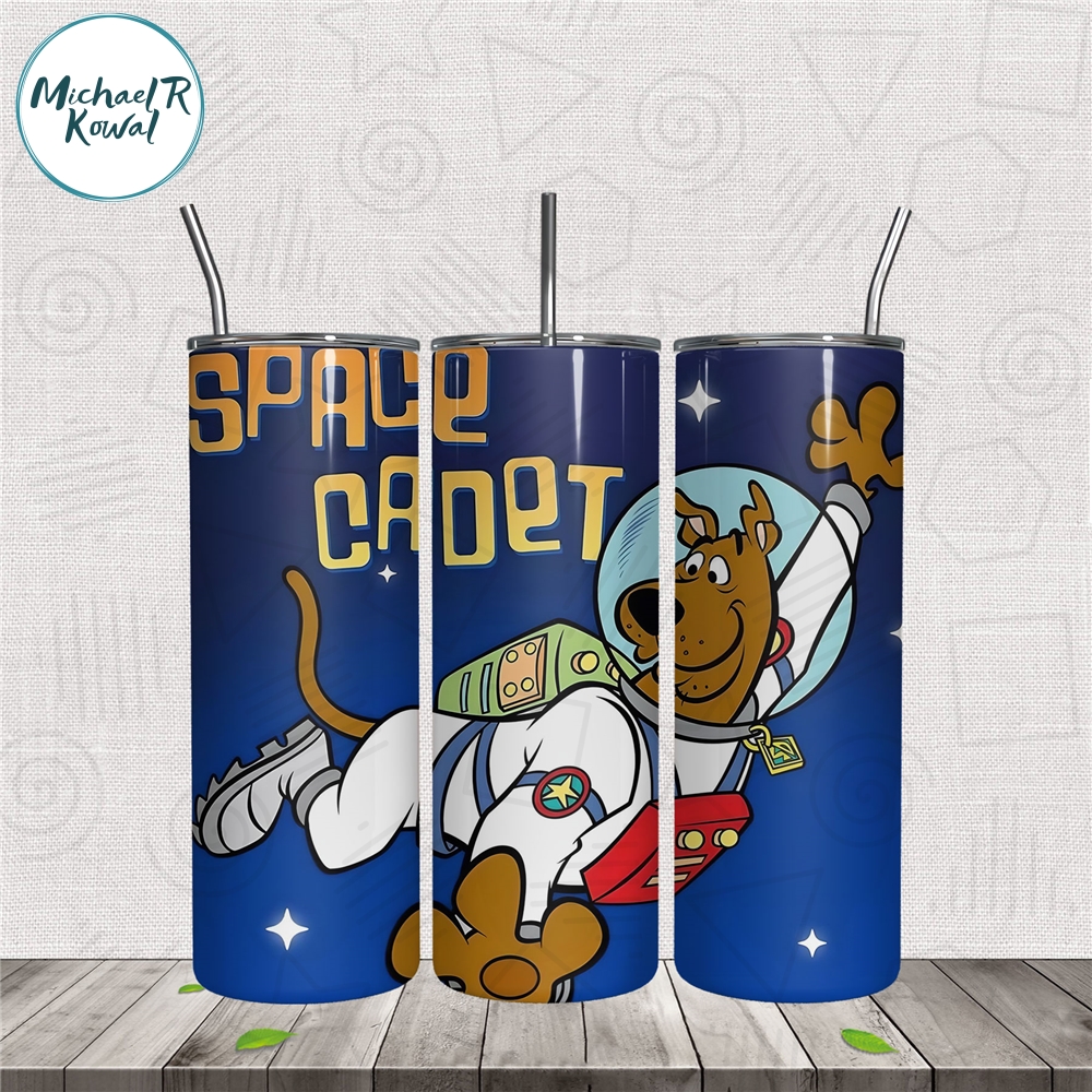 Scooby Doo Astronaut Tumbler Sublimation PNG | Inspire Uplift