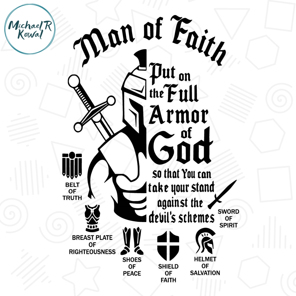 Armor of God Svg, Man Of Faith Svg, Belt of Truth Svg | Inspire Uplift