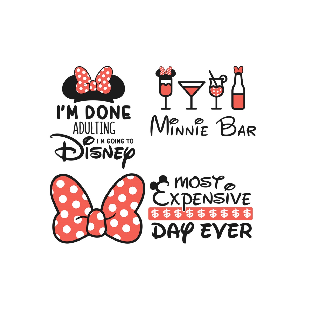 Minnie Bar SVG, Most Experience Day Ever SVG, Minnie Mouse S | Inspire ...