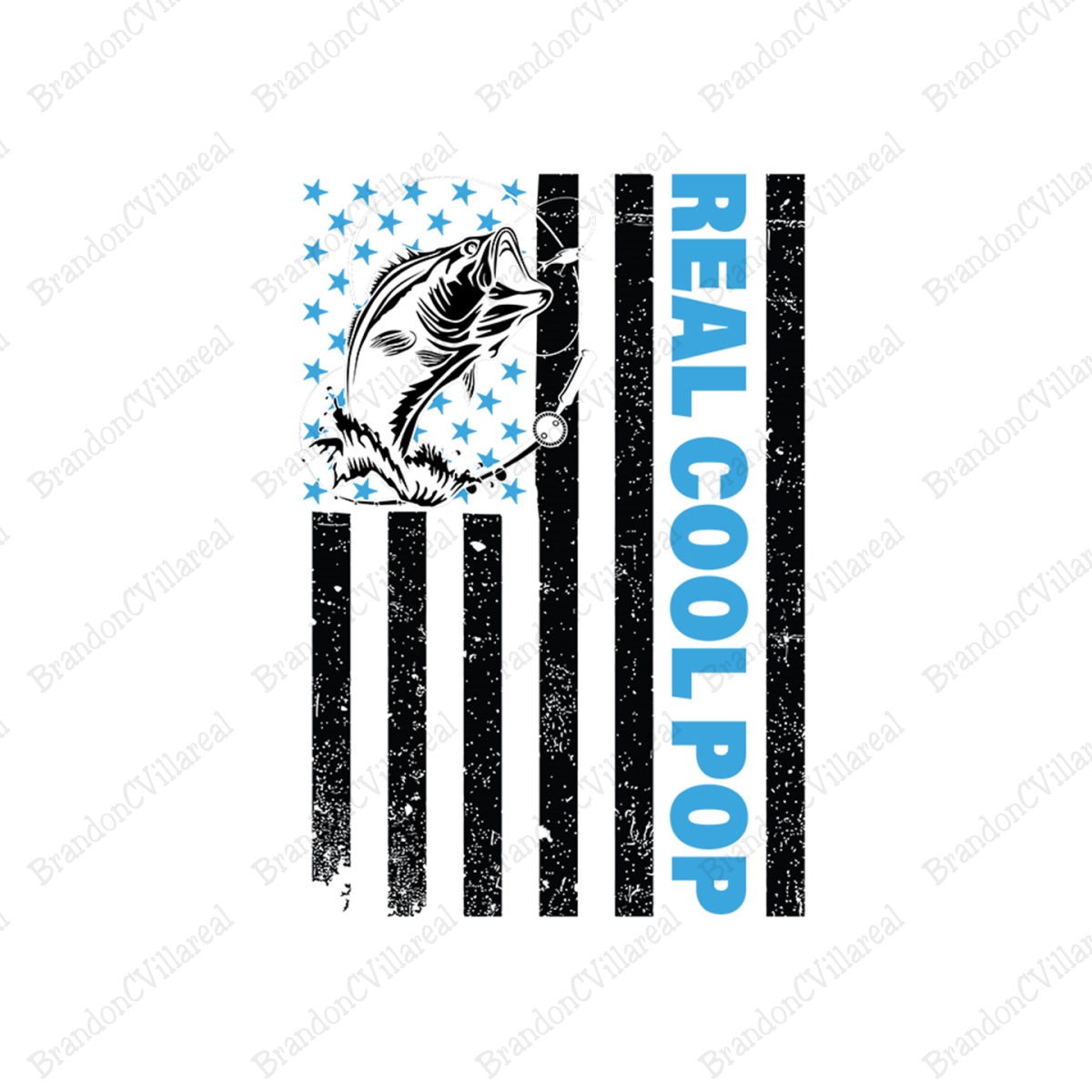 Reel Cool Pop Flag Svg, Fathers Day Svg, Fishing Dad Svg, Da | Inspire ...