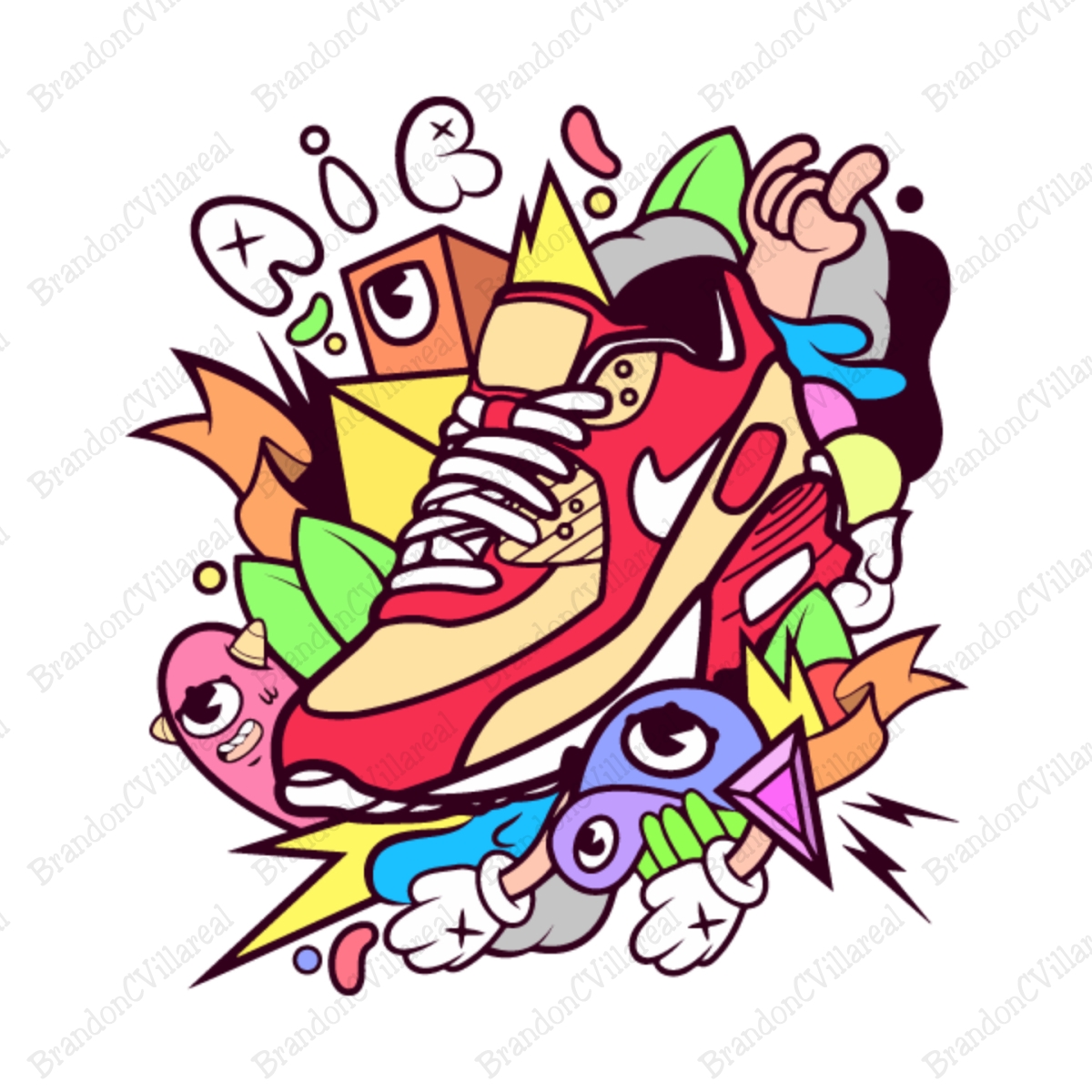 Nike Shoes Design Cartoon Svg, Nike Logo Svg, Nike Png, Bran | Inspire ...