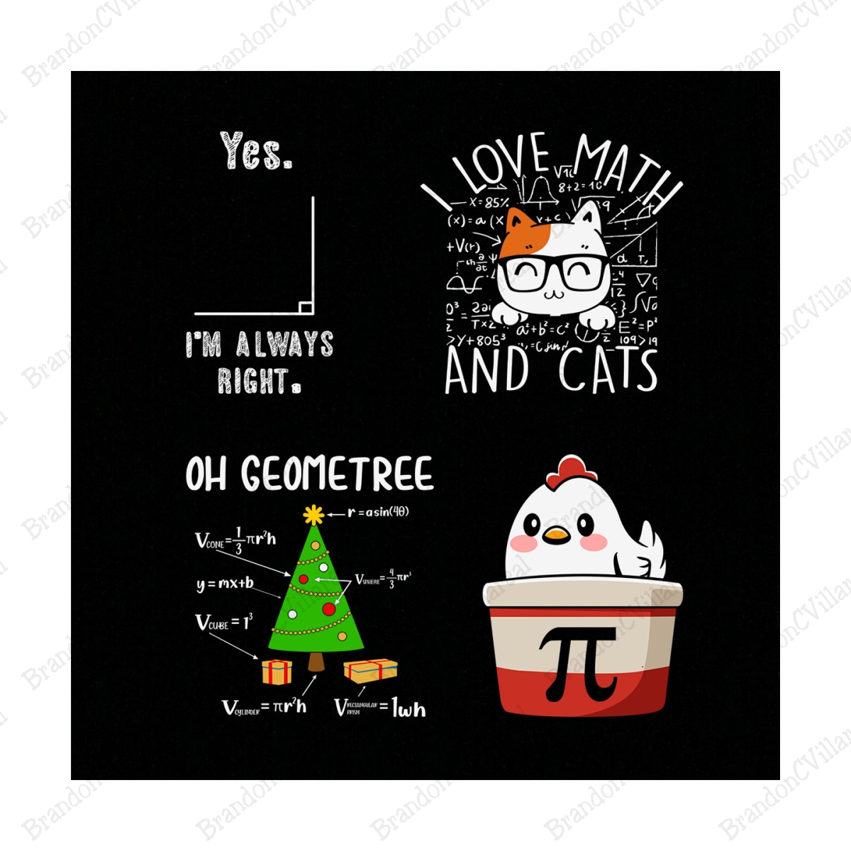 I Love Math & Cats SVG, Geometree SVG, Pi SVG, Math Quotes S | Inspire ...