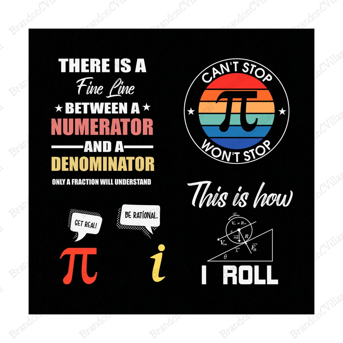 Pi Get Real SVG, Numerator And A Denominator SVG, Math Quote | Inspire ...