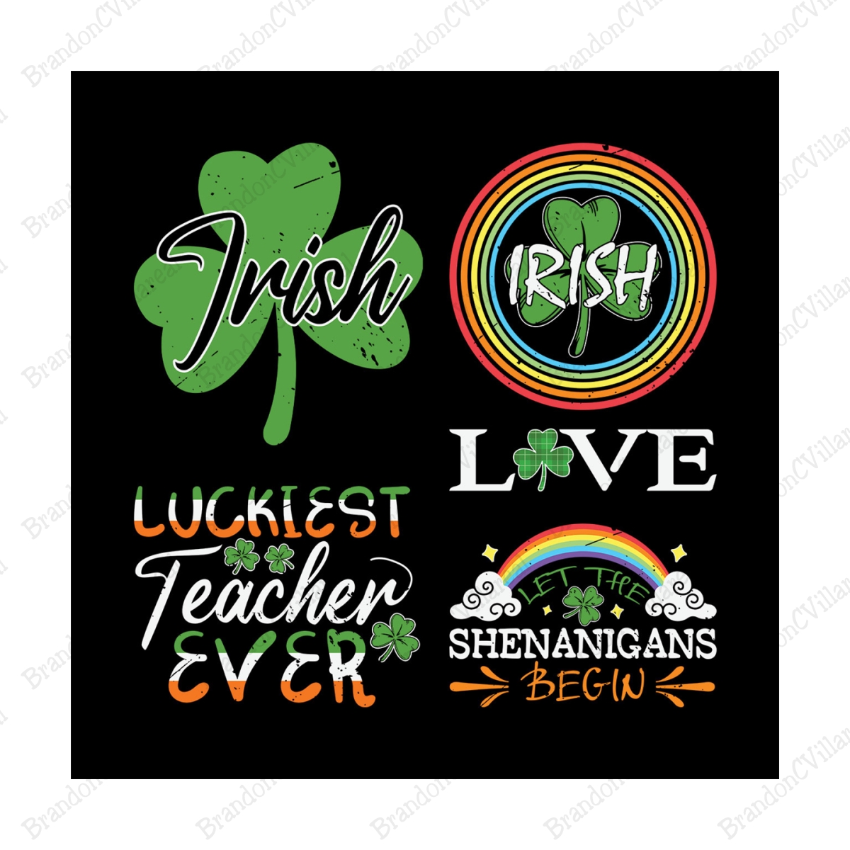 Irish Svg, Lucky Leaf Svg, St Patricks Day Bundle Svg, St Pa | Inspire ...