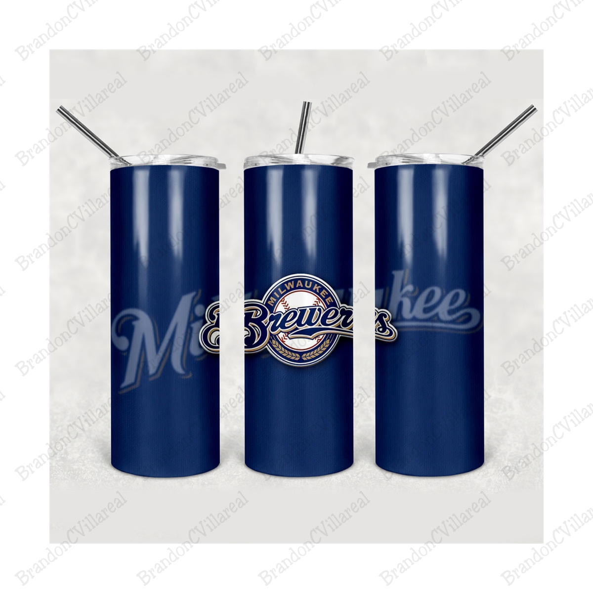 Milwaukee Brewers Tumbler, Milwaukee Brewers Wrap, Milwaukee | Inspire ...