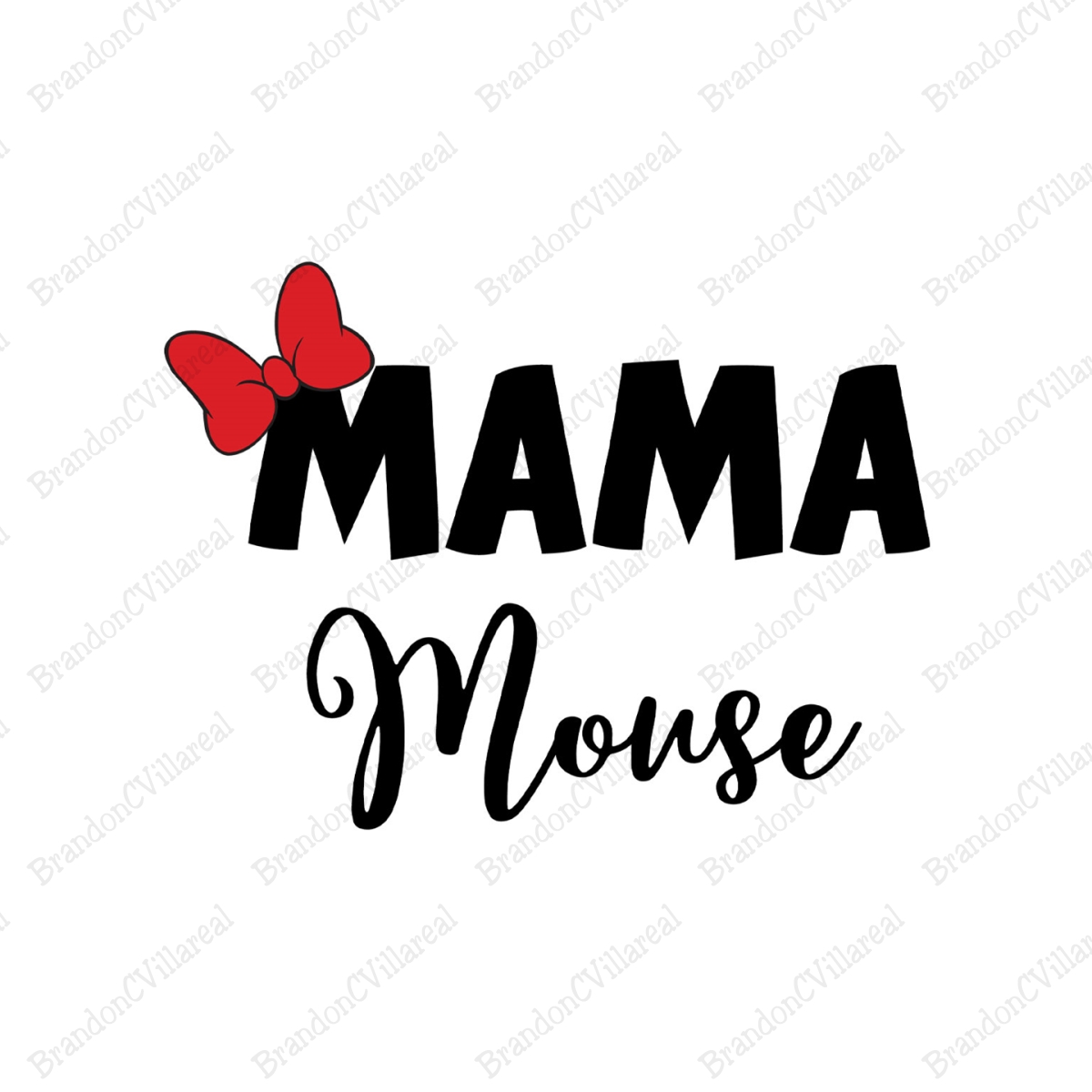 MAMA Mouse SVG, Disney Mouse SVG, Minnie Mouse SVG, Disney S | Inspire ...