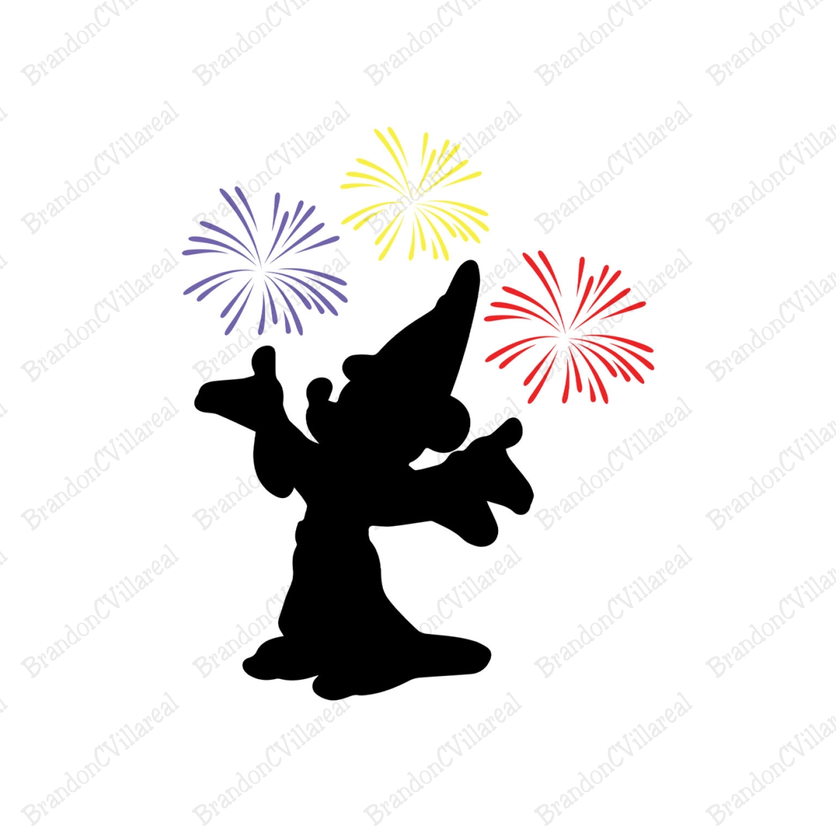 Sorcerer Mouse SVG, Mickey Mouse SVG, Disney Magic Mouse SVG | Inspire ...