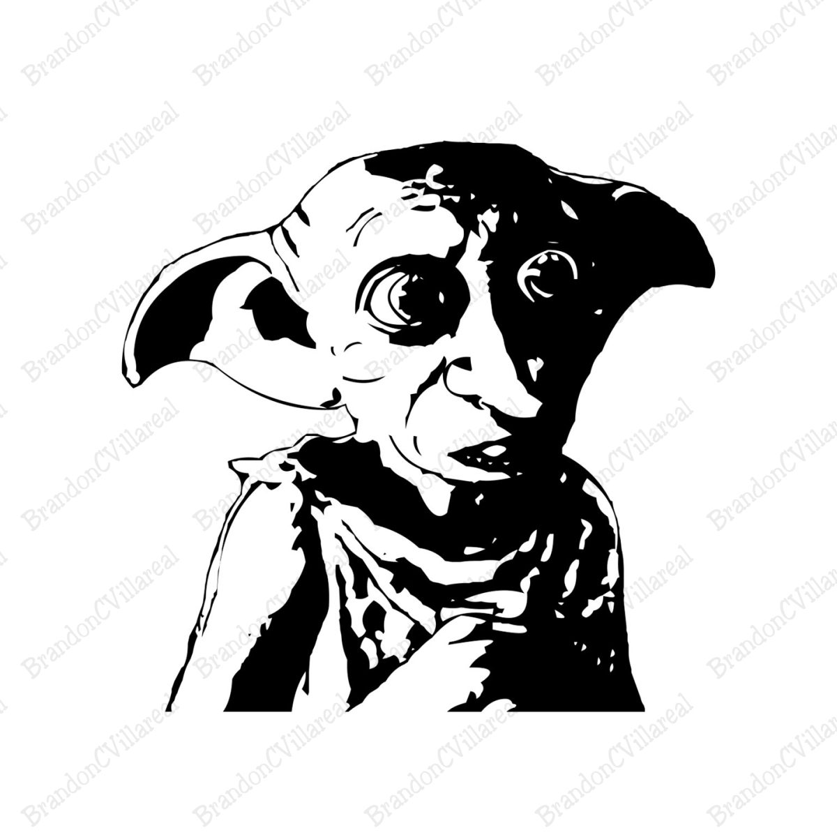 Dobby Vector, House Elf Dobby SVG, Harry Potter Movie SVG, H | Inspire ...