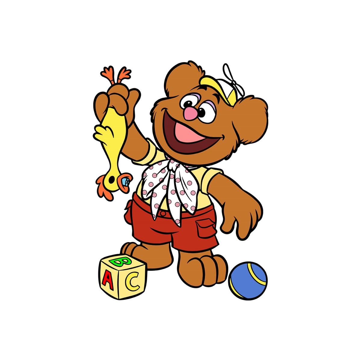 Baby Fozzie Bear The Muppet Babies SVG | Inspire Uplift