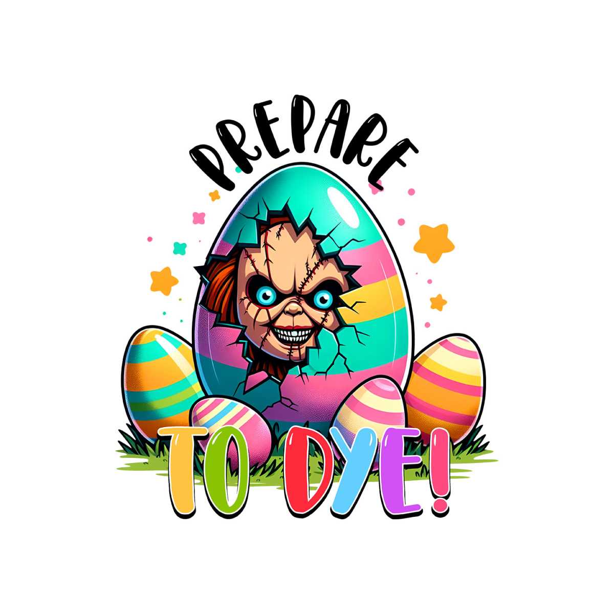 Prepare To Dye Chucky Easter Egg Png - Inspire Uplift