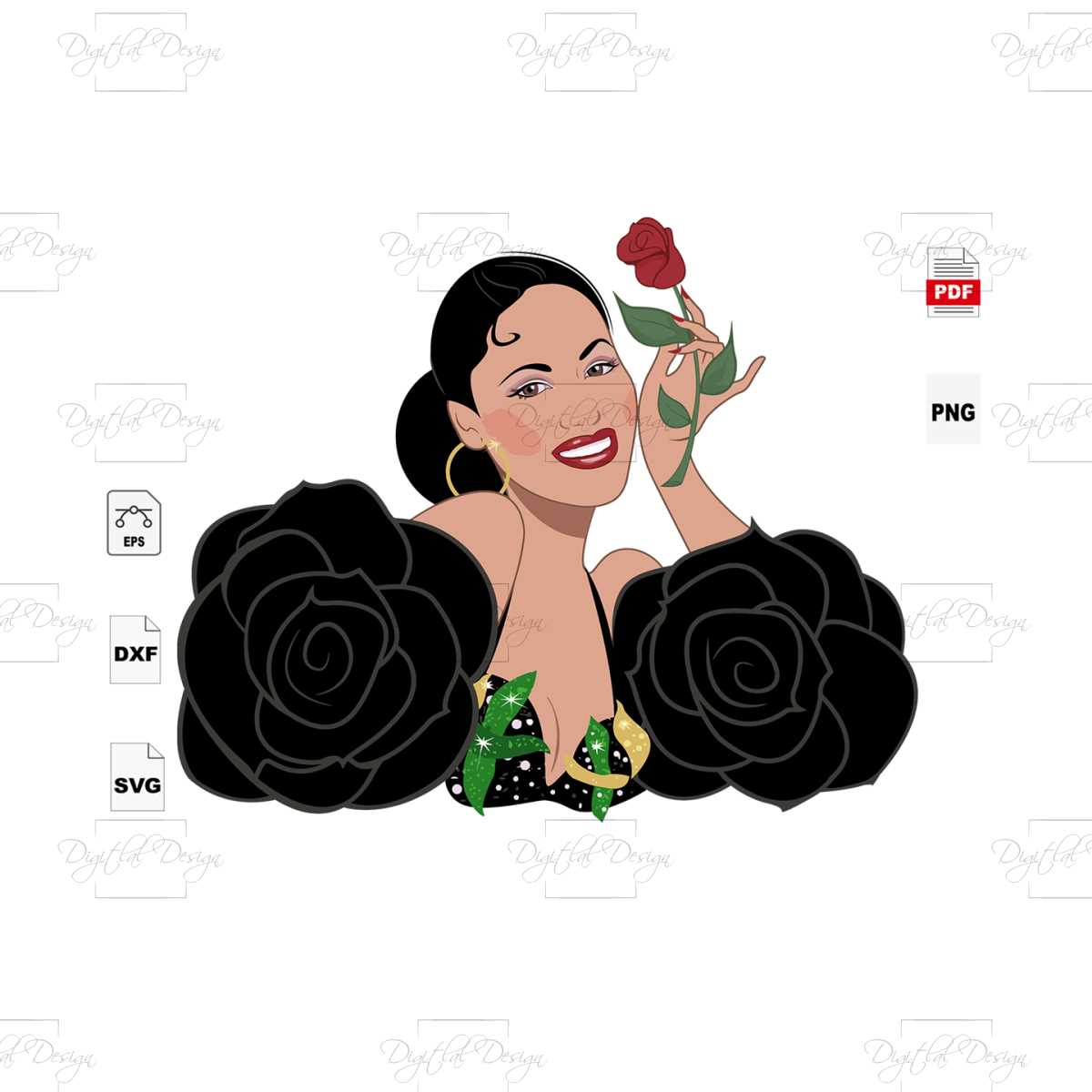 Selena Quintanilla art svg, Selena Quintanilla, selena svg, - Inspire ...