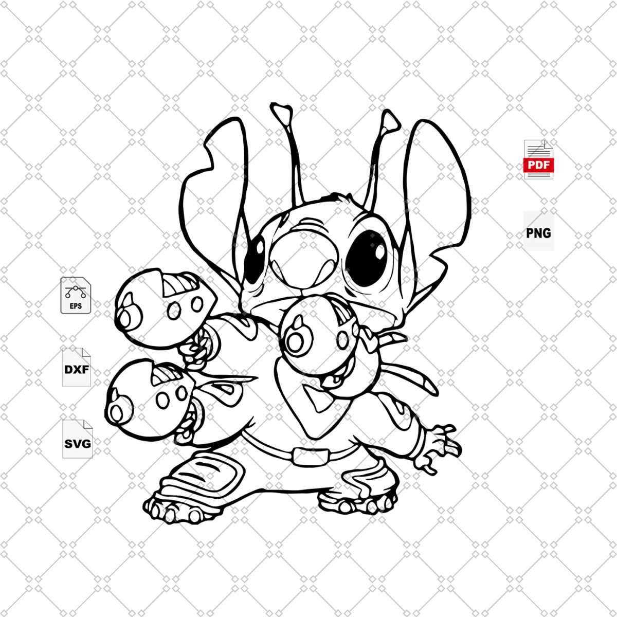 Stitch Svg, Stitch Vector, Stitch Lover, Stitch and lilo svg | Inspire ...
