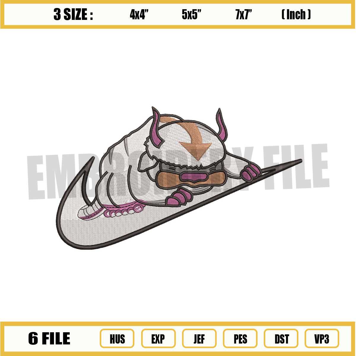 Appa Nike Embroidery Design Png | Inspire Uplift