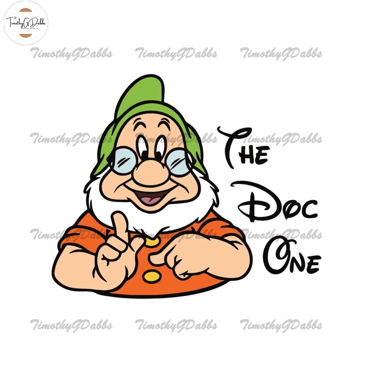 The Doc One Dwarf Svg, Snow White And The Seven Dwarfs Svg | Inspire Uplift