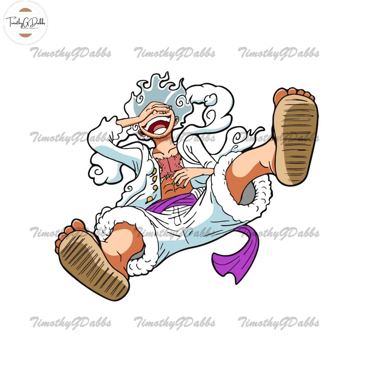 Luffy Nika One Piece Svg Anime Design | Inspire Uplift