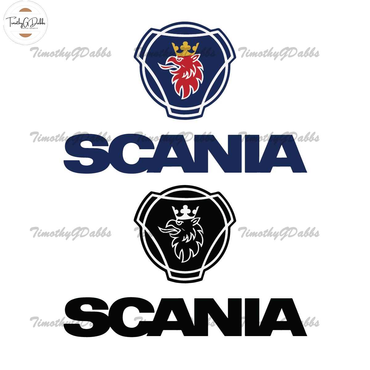 Scania Truck SVG Sticker Print PNG | Inspire Uplift
