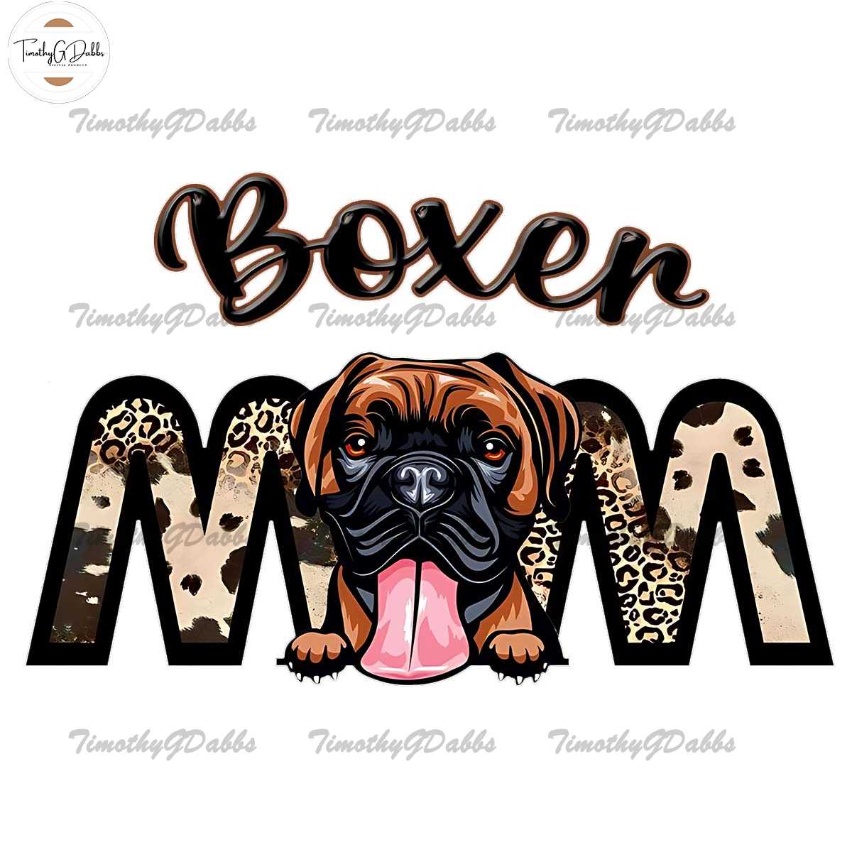 Boxer Mom png, Boxer Dog mom | Inspire Uplift