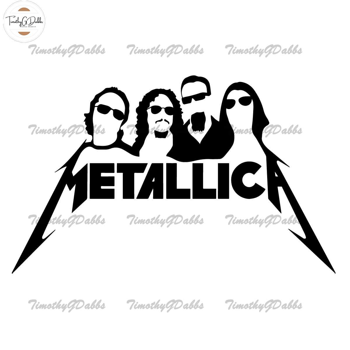 Metallica SVG Cricut PRINT Sticker | Inspire Uplift