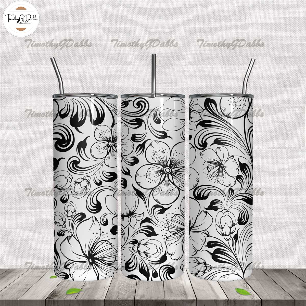 Tooled leather svg, seamless tumbler png | Inspire Uplift