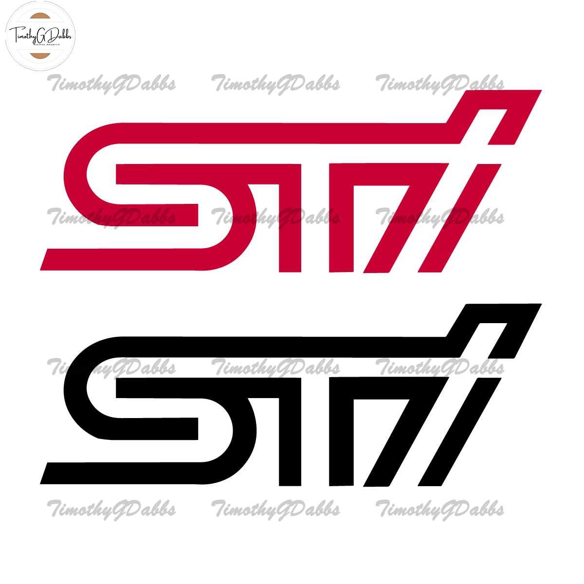 Sti Subaru SVG Cricut PRINT Sticker | Inspire Uplift