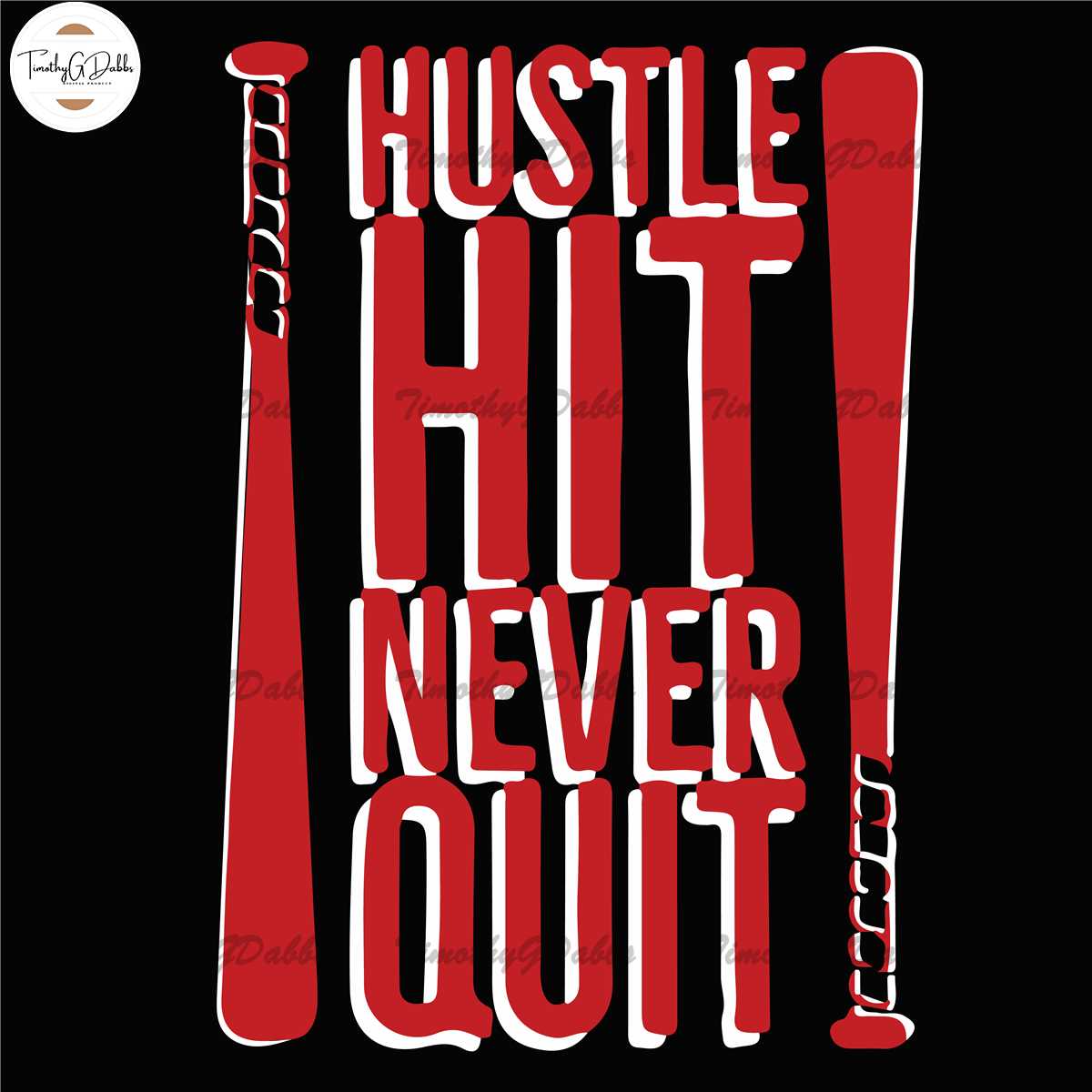 Hustle Hit Never Quit Svg Trending | Inspire Uplift