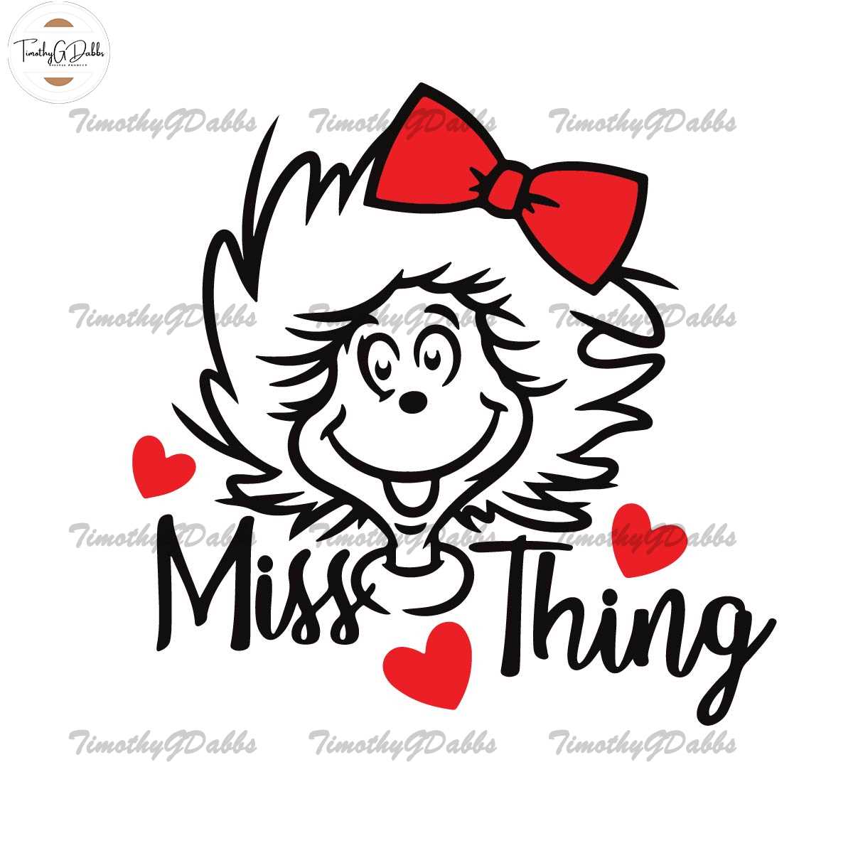 Miss Thing Dr Seuss Svg, Dr Seuss Svg, Miss Thing Svg, Thing | Inspire ...