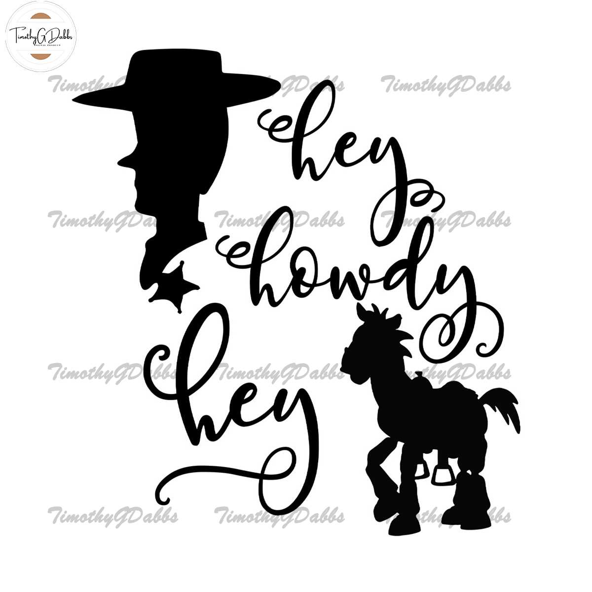 Hey Howdy Hey Toy Story SVG | Inspire Uplift
