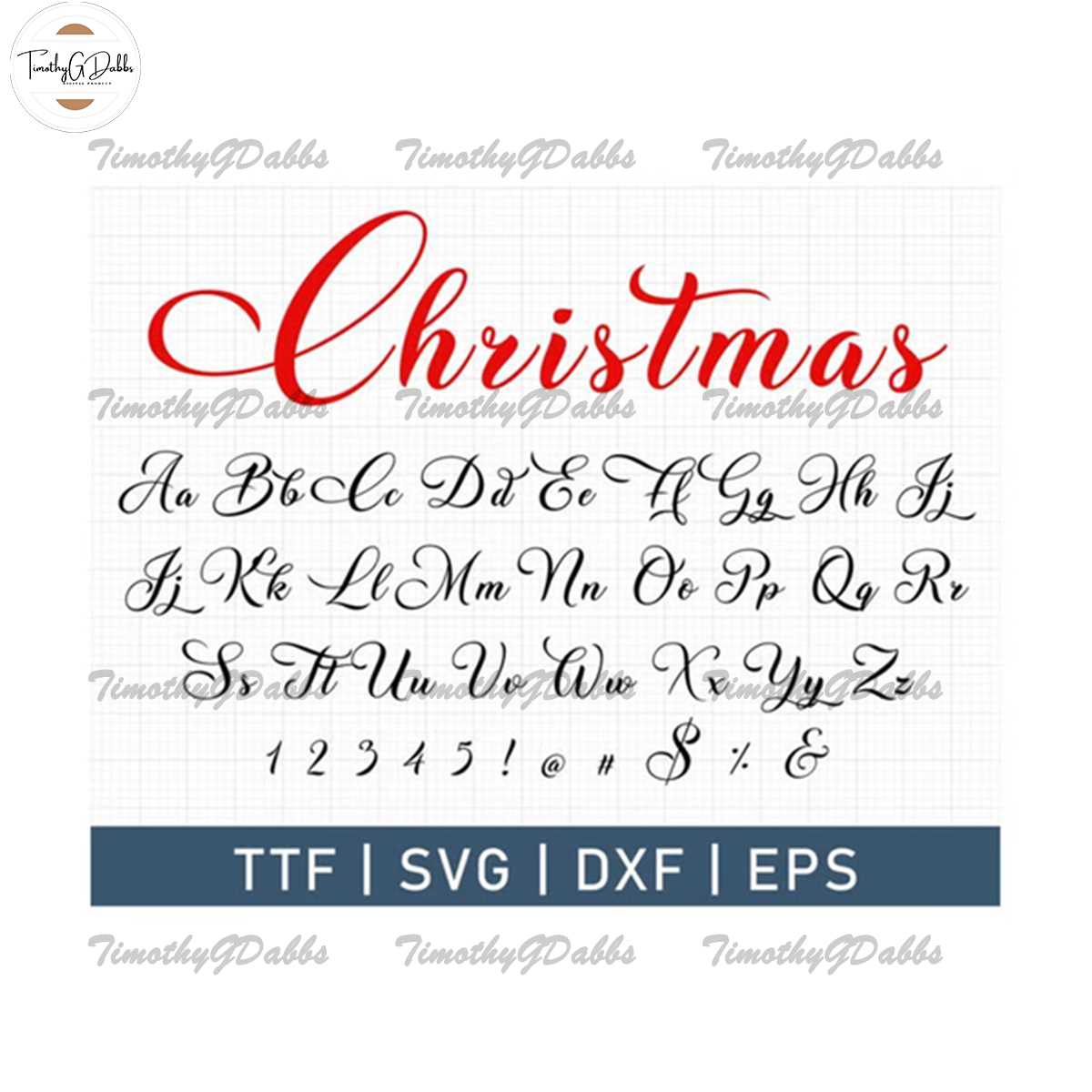 Christmas Script Font, Christmas Letters Svg, Holiday Font, | Inspire ...
