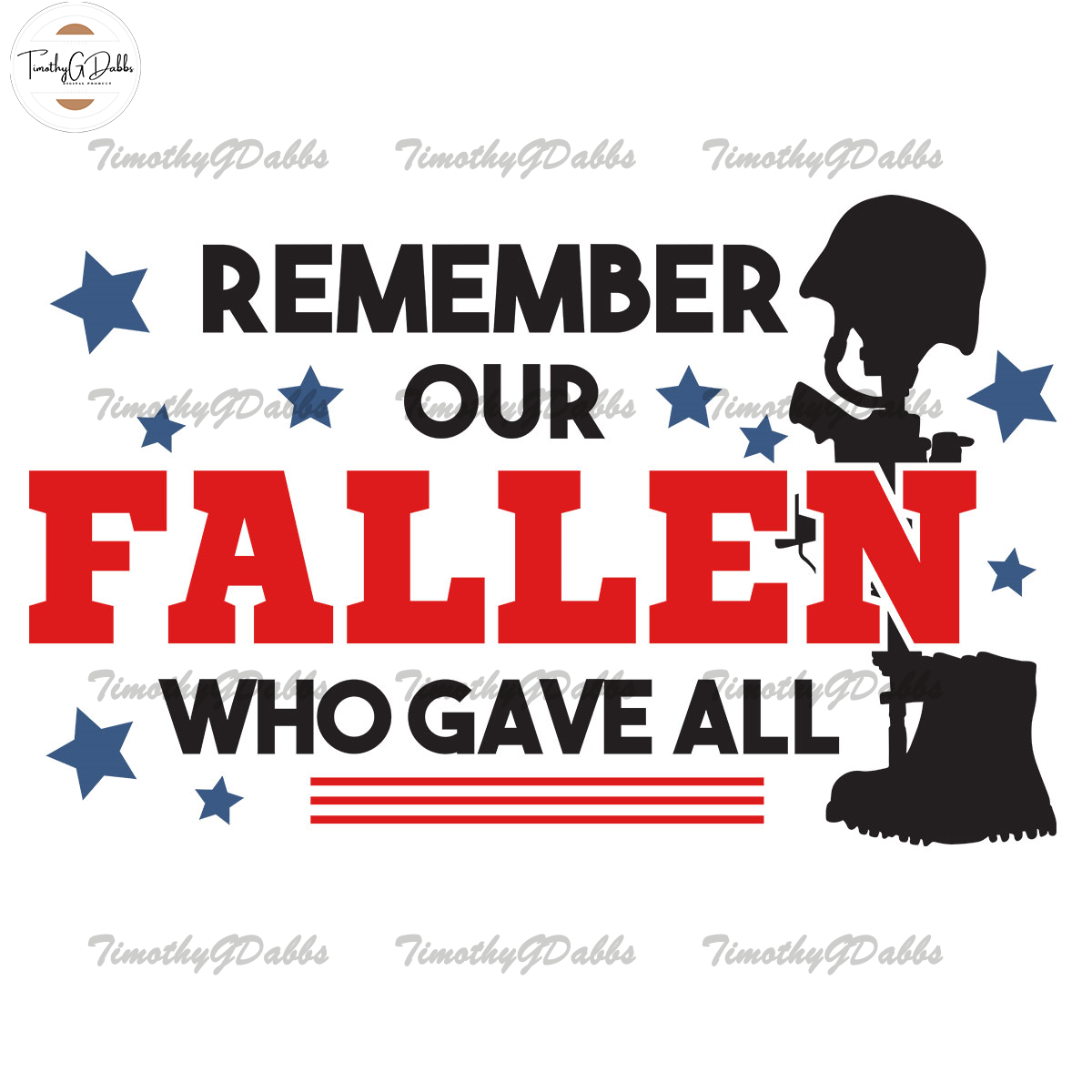Remember Our Fallen America Memorial Day SVG,Fathers Day Svg - Inspire ...