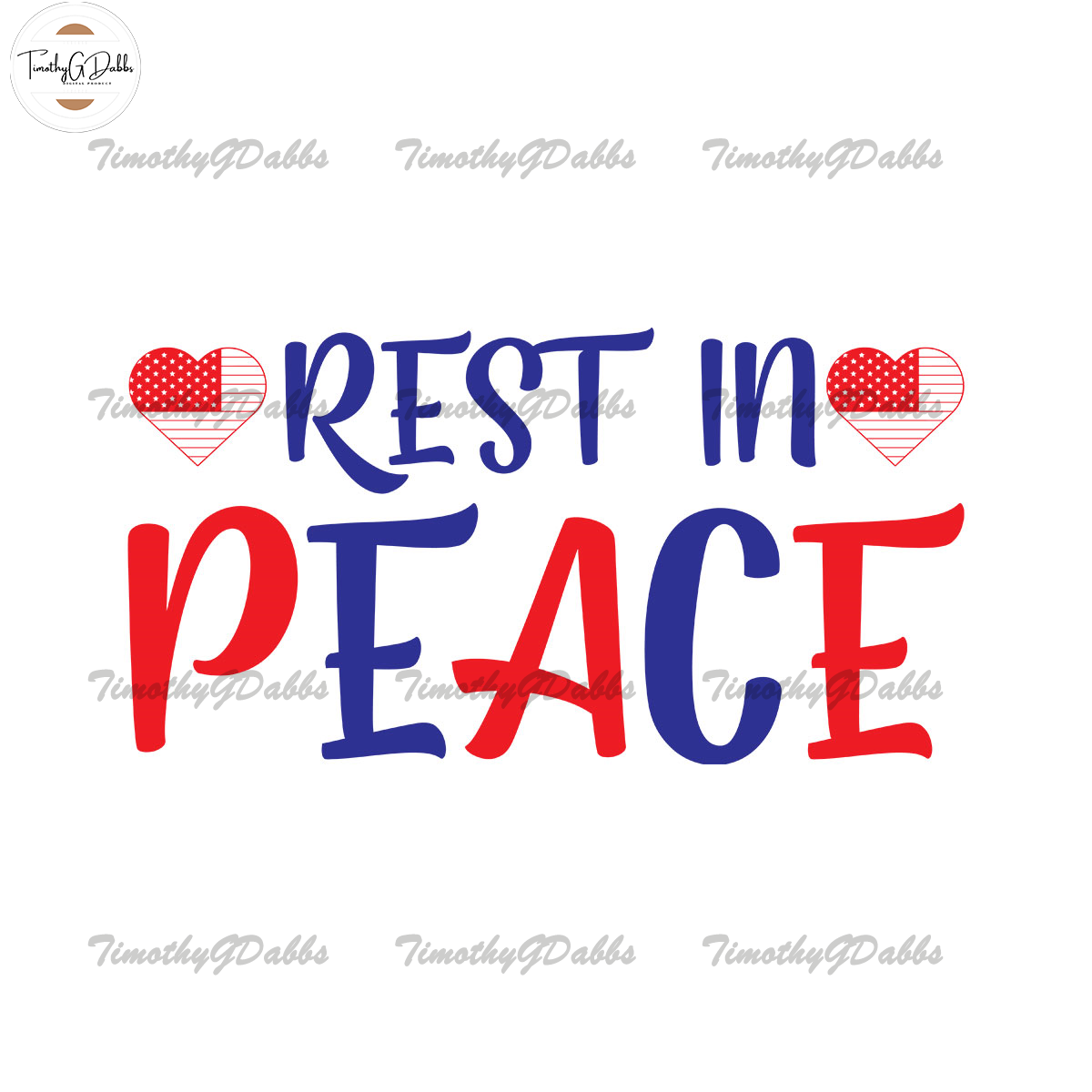 Rest In Peace America Memorial Day SVG,Fathers Day Svg, Inde | Inspire ...