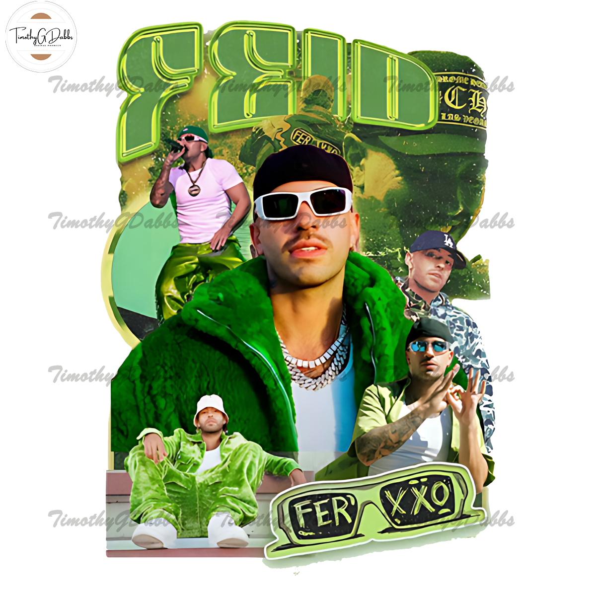 Frerxxo Png, Feid Vintage Style Made In Usa High Quality La | Inspire ...