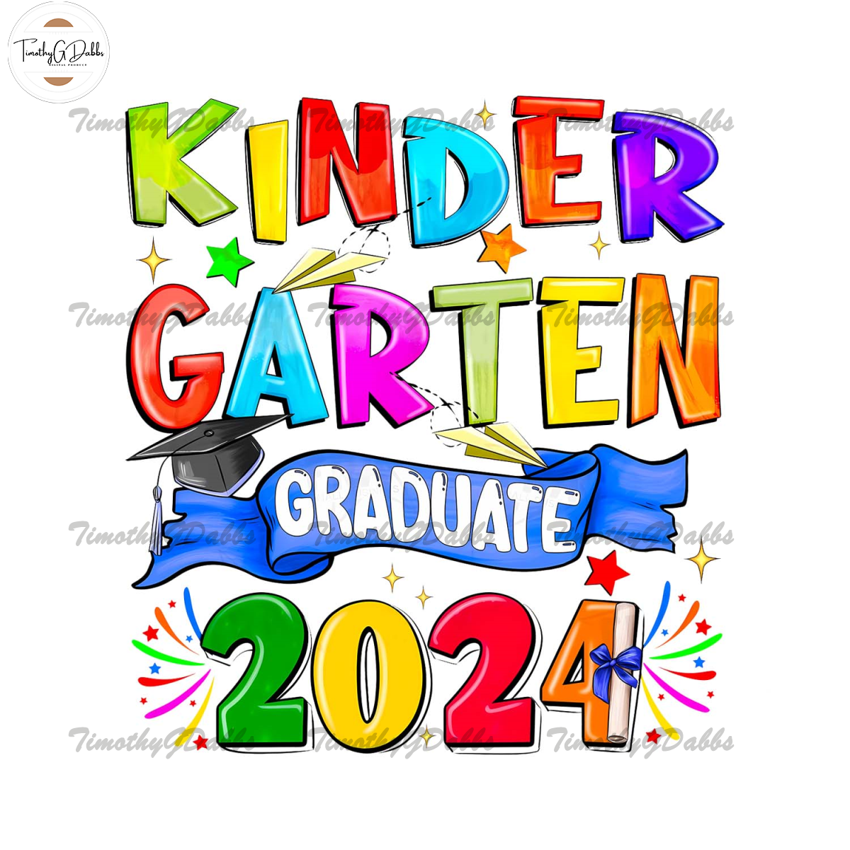 Kindergarten Graduate 2024 Png, Kinder Graduate 2024 Png, Ki | Inspire ...