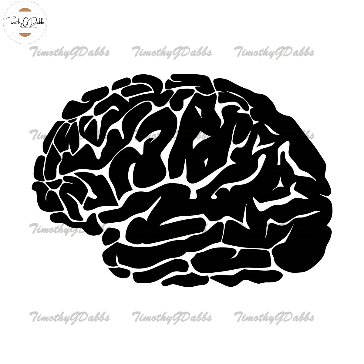 Brain Svg, Brain Clipart, Human Brain Svg, Mind Svg, Anatomy | Inspire ...