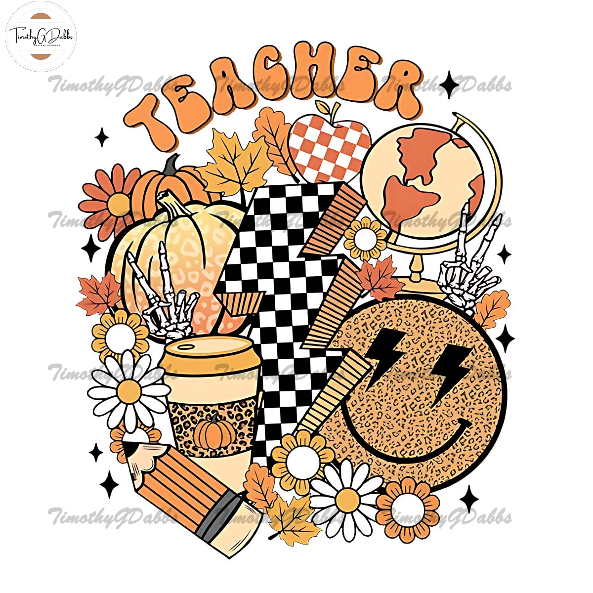 Fall Teacher PNG, Retro Fall Vibes Teacher Sublimation Desig | Inspire ...