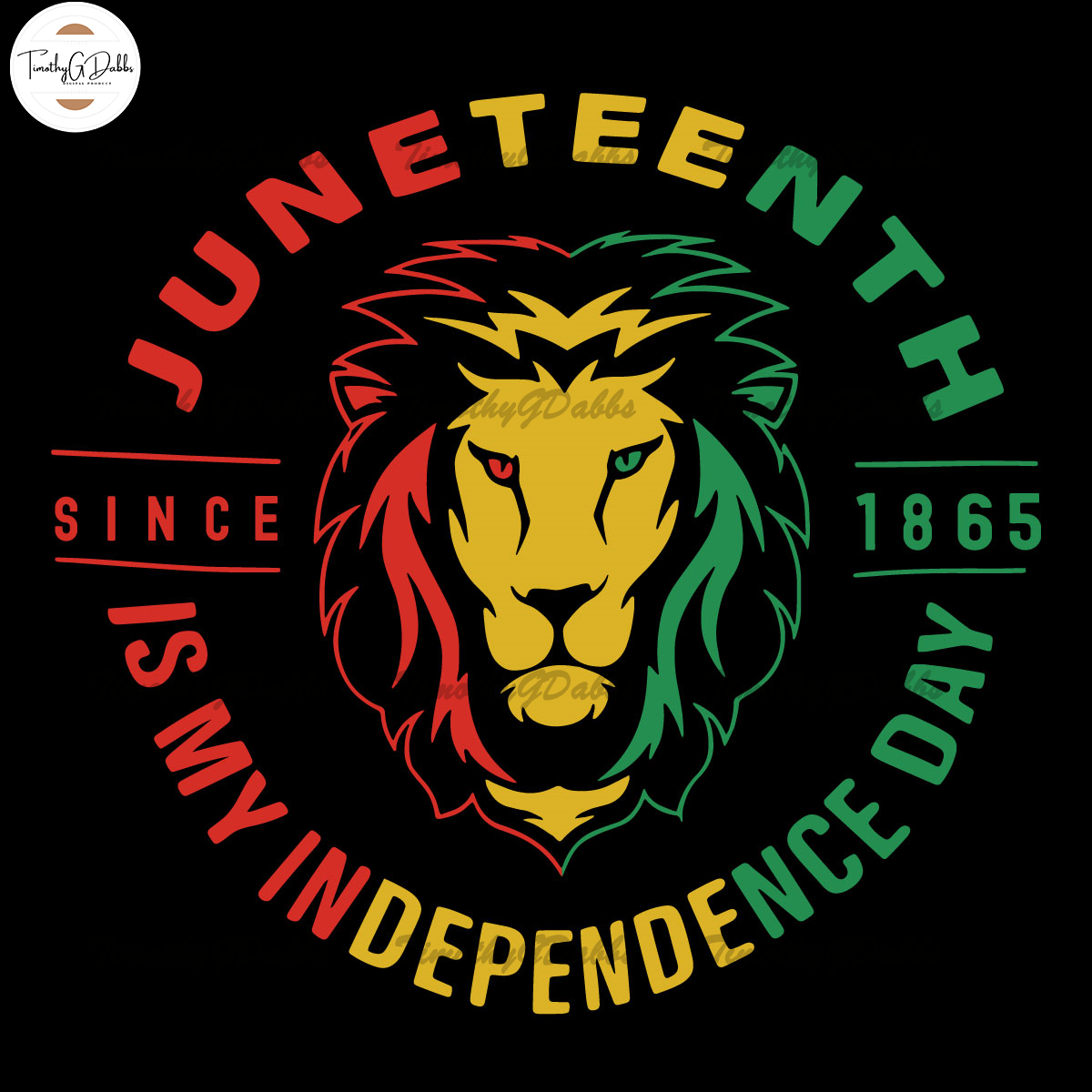 Juneteenth Is My Independence Day, Rasta Lion Juneteenth SVG | Inspire ...
